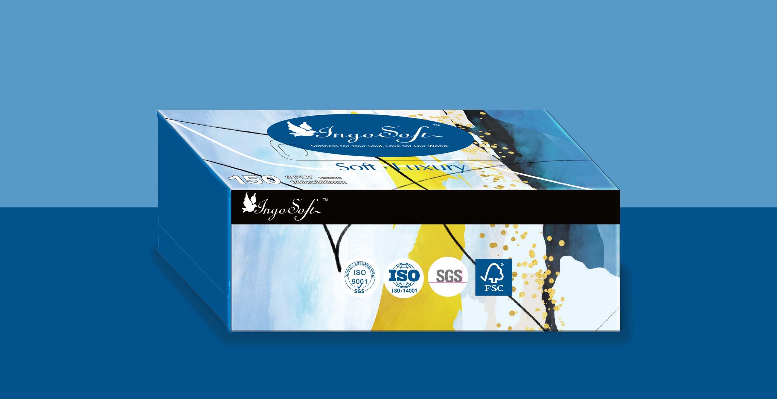 3PLY Box Facial Tissue * 1 Carton ( 50 Boxes) – Cliffyhills Hygiene